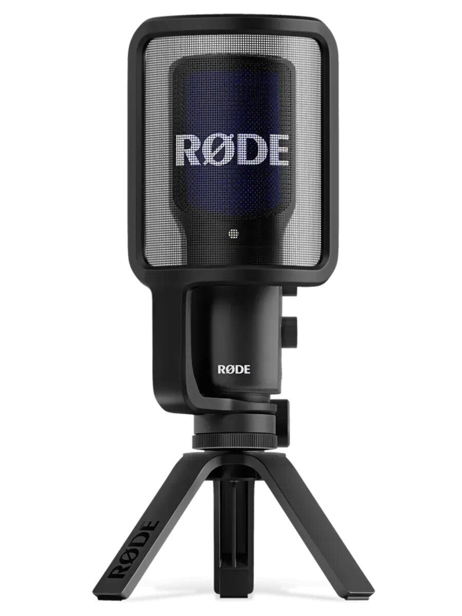 Студийный микрофон RODE NT-USB+, это профессиональный конденсаторный USB-микрофон — фото 1