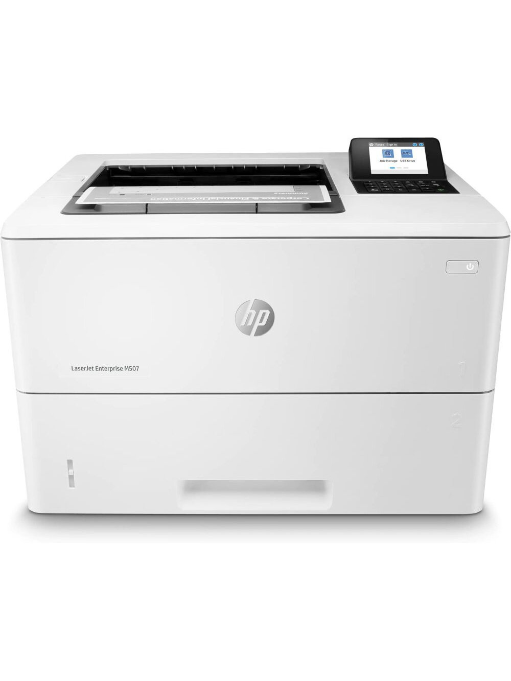Принтер лазерный HP LaserJet Enterprise M507dn, ч/б, A4, белый