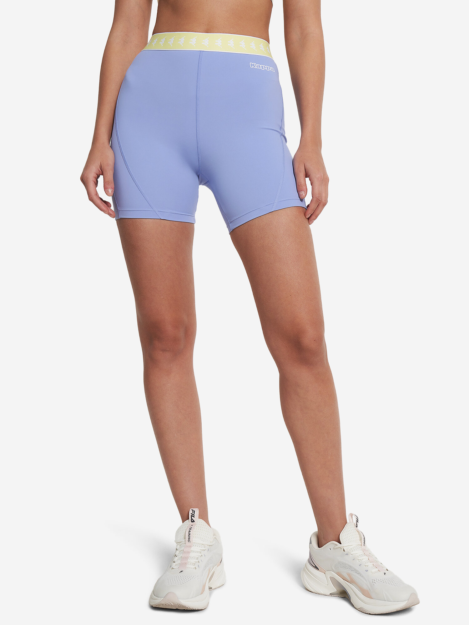 Велосипедки Kappa Sport Women's Knitted shorts, размер 46, лавандовый — фото 1