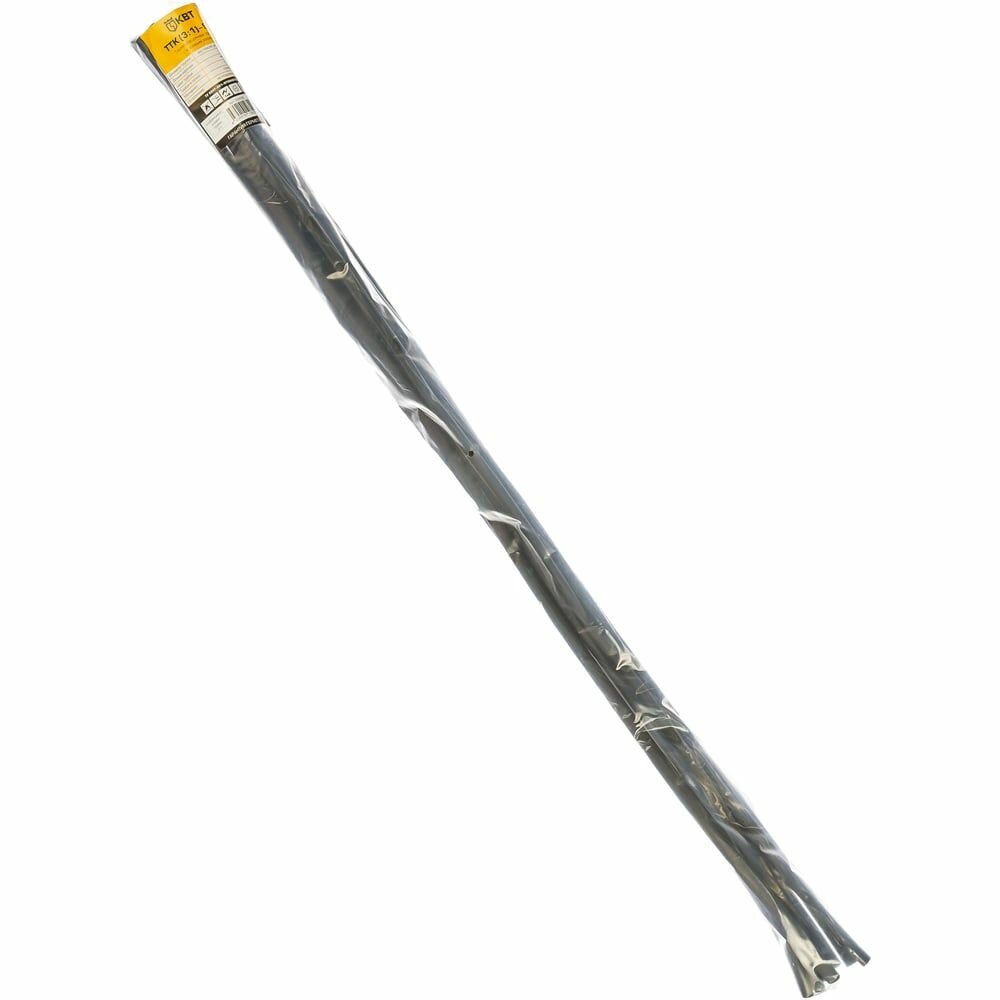 Трубка термоусадочная клеевая ТТК-(3:1)-9/3 черн. 1м КВТ 59696