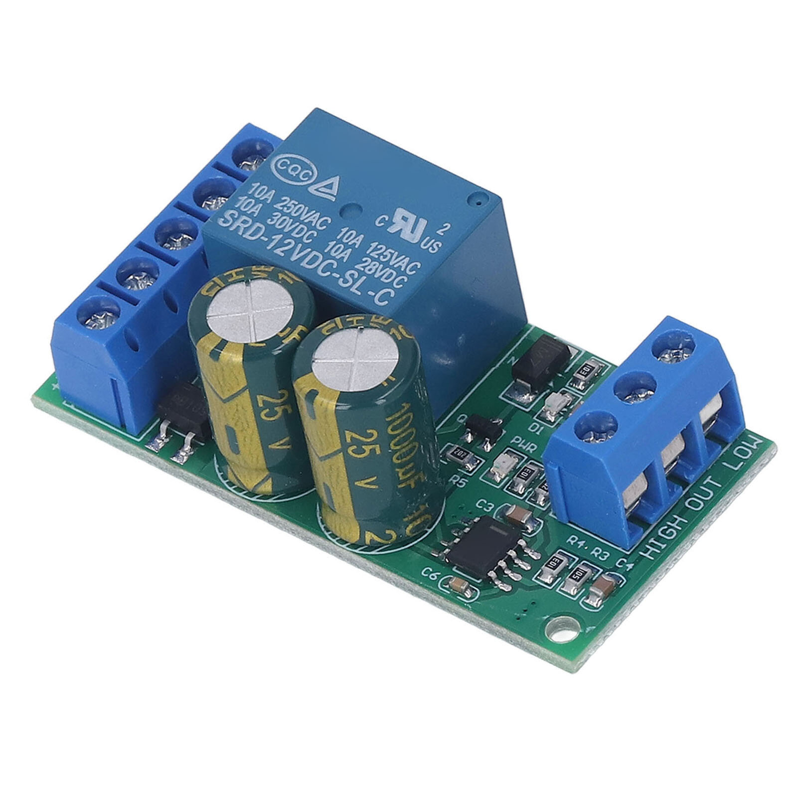 Реле контроллера уровня воды Модуль датчика уровня жидкости Плата реле автоматического управления DC12 15V AC9 12V
