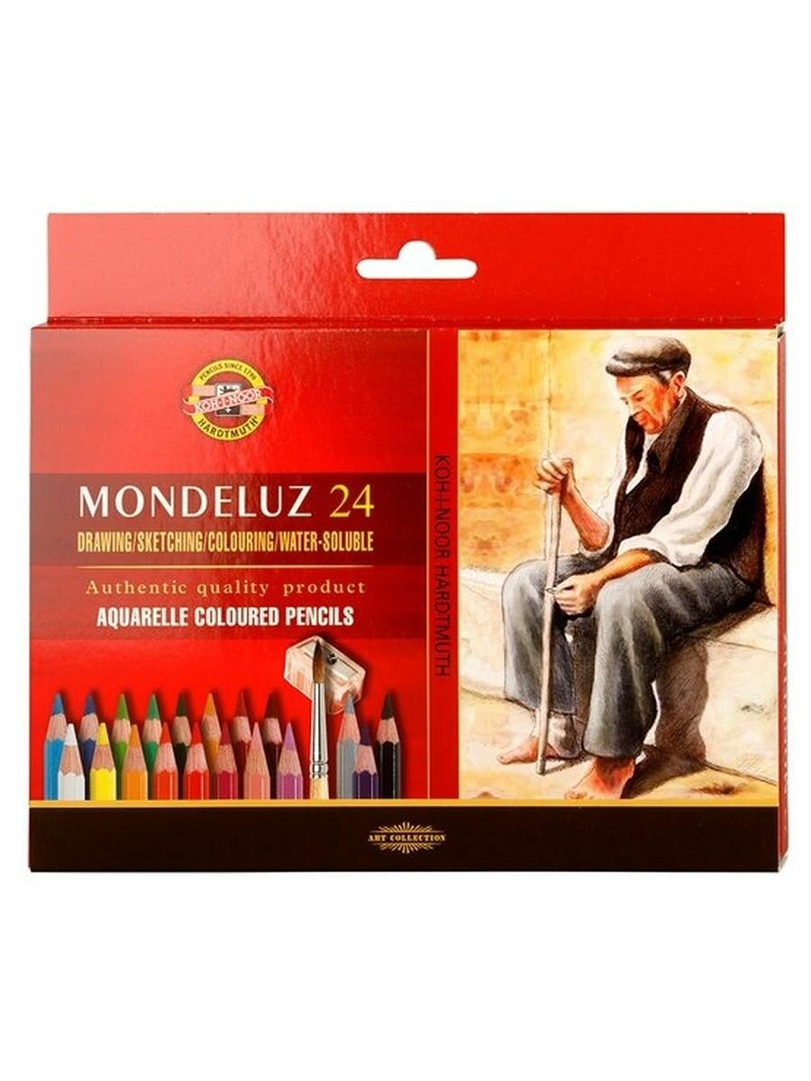 Koh-I-Noor Карандаши акварельные "Mondeluz" 24 шт.