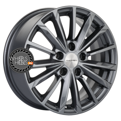 Диск автомобильный литой Khomen Wheels KHW1611 (Changan CS35) 16x6.5 5x110 et46 dia63.3 Gray