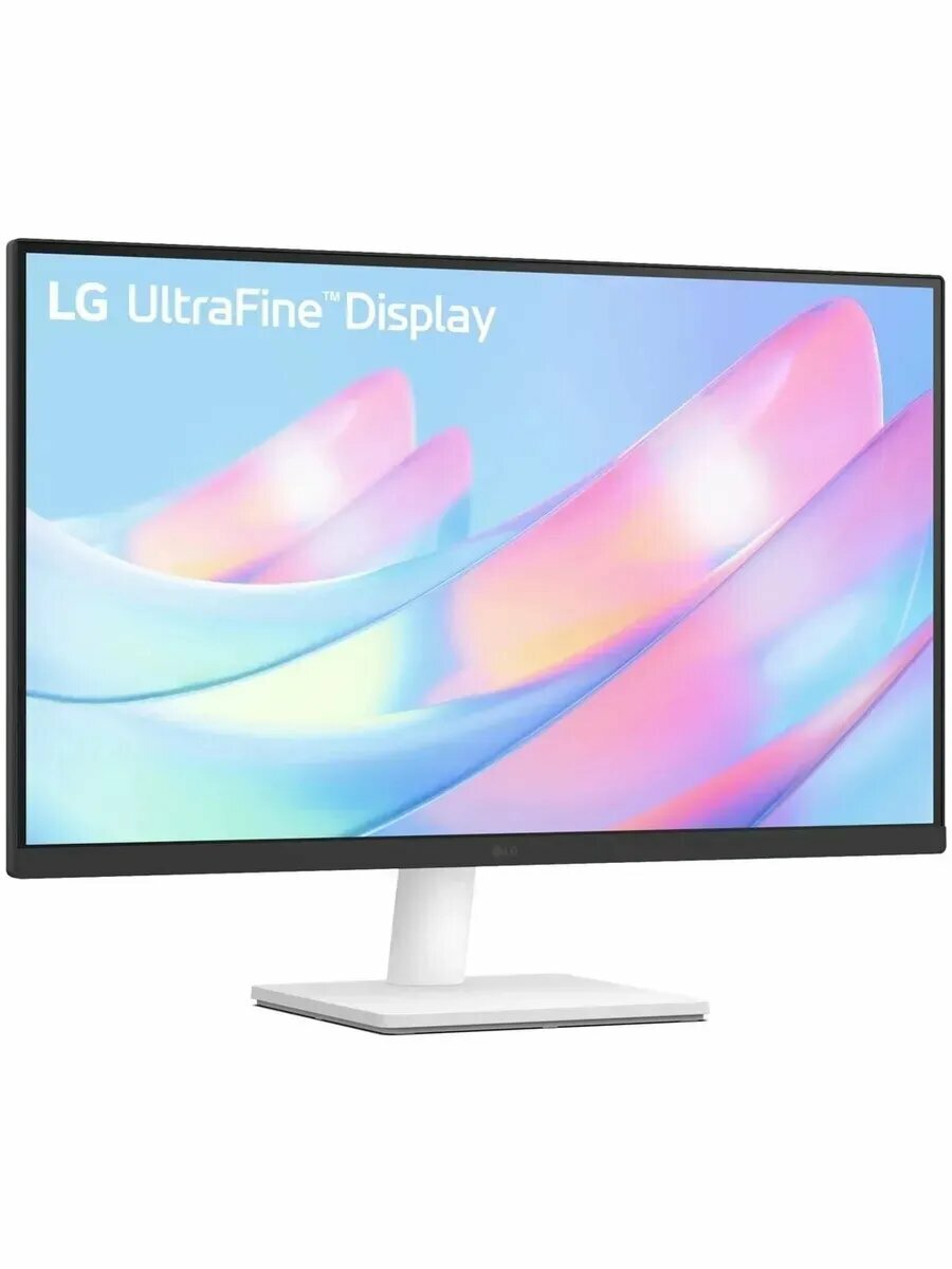 Монитор LG 27 UltraFine 27US500-W белый IPS LED 16:9 HDMI матовая Piv 1000:1 300cd 178гр/178гр 3840x