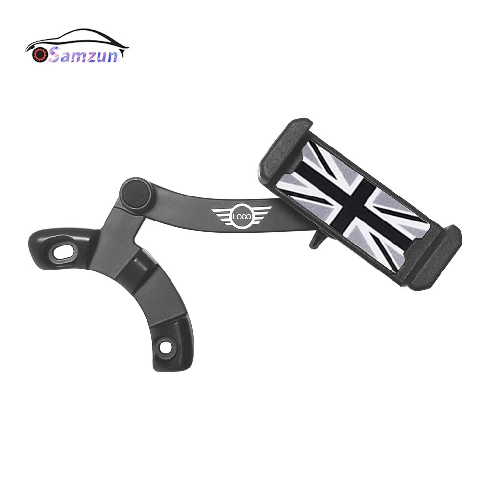 Для MINI Cooper Clubman F54 F55 F56 F57 F60 2021 2022 держатель телефона автомобильные аксессуары ЖК-тахометр кронштейн для мобильного телефона поддержка Logo-Gray Union