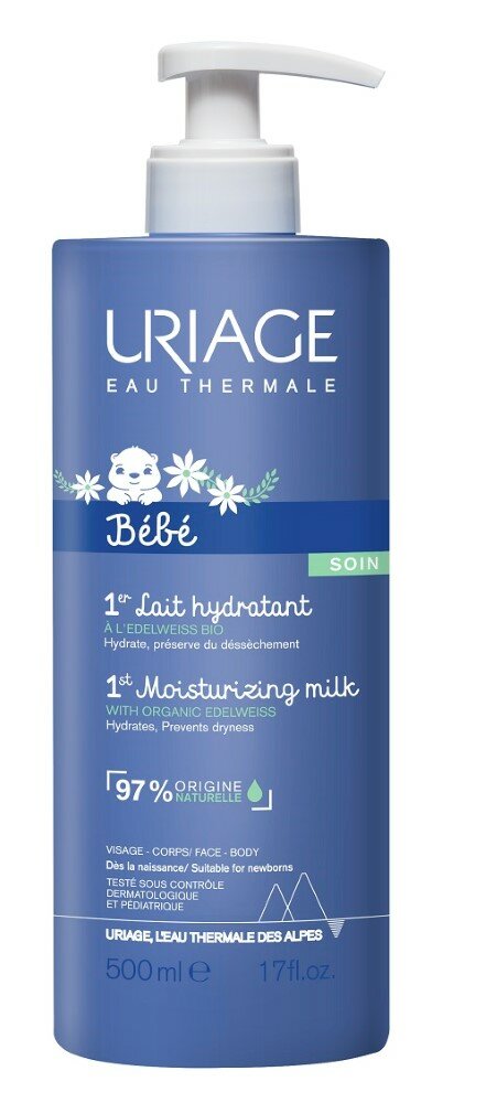Uriage bebe молочко увлажняющее первое 500 мл