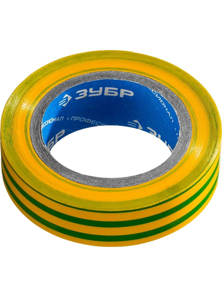 ЭЛЕКТРИК-10, 15 мм х 10 м, 6 000 В, желто-зеленая, не подде