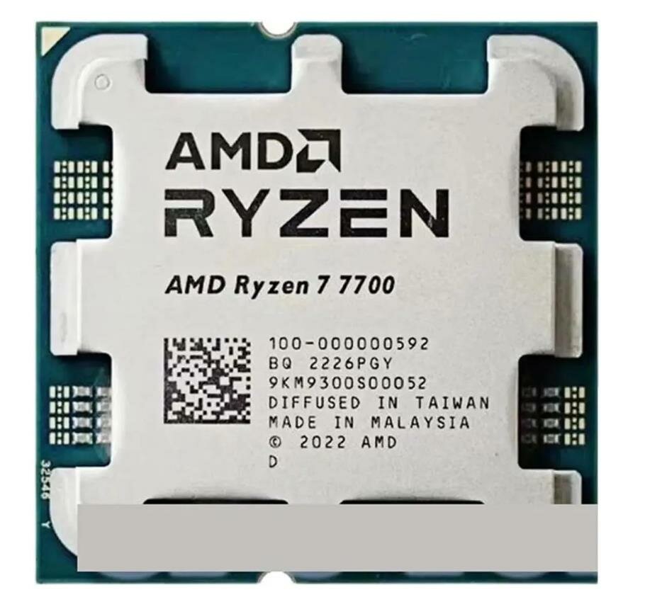 Процессор RYZEN X8 R7-7700 SAM5 OEM 65W 3800 100-000000592 AMD