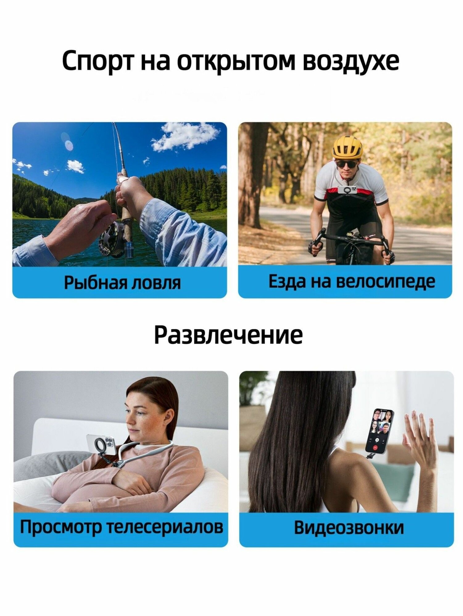 Магнитное крепление на шею для смартфона, TELESIN, Версия MAX-второе поколение , для смартфон, iPhone16/15/14/13/12, Android,