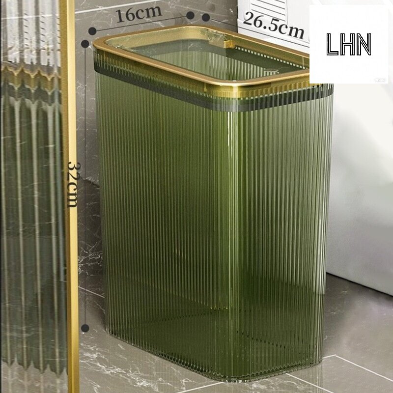 Мусорное ведро VITSUNHOO TG3960, квадратное, с крышкой, 10 л, красное