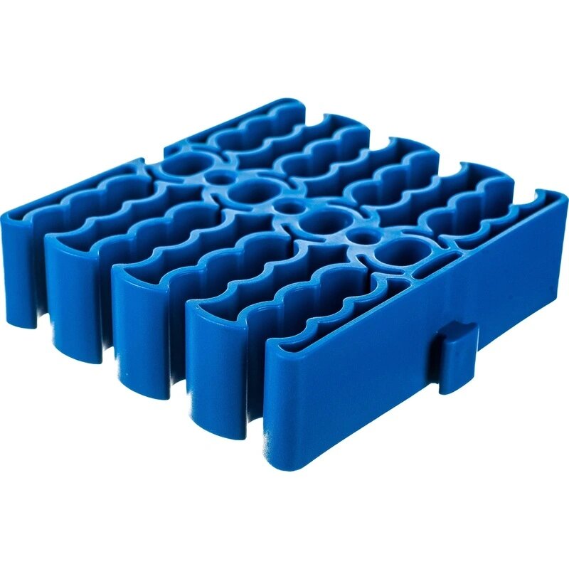 Кабельный органайзер LANMASTER гребенка на 24 кабеля LAN-CCLP24-BL синяя