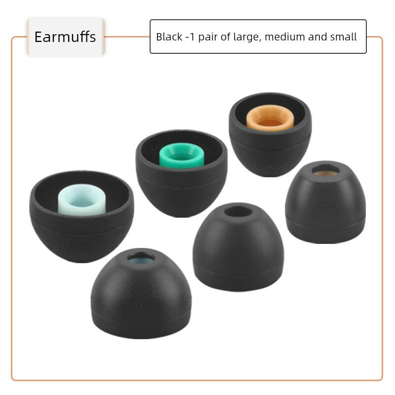 Силиконовые чехлы для наушников Sony MDR-XB55AP XB75AP XB70BT, аксессуары SONY [Старый стиль - черный 1 комплект] 1