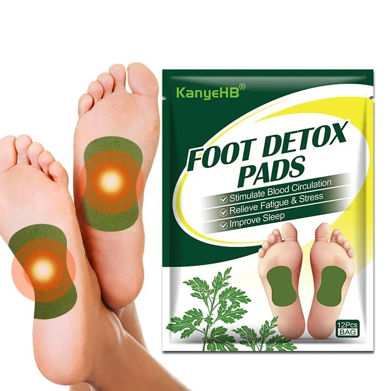 Детоксикационные патчи для ног eelhoe 12pcs