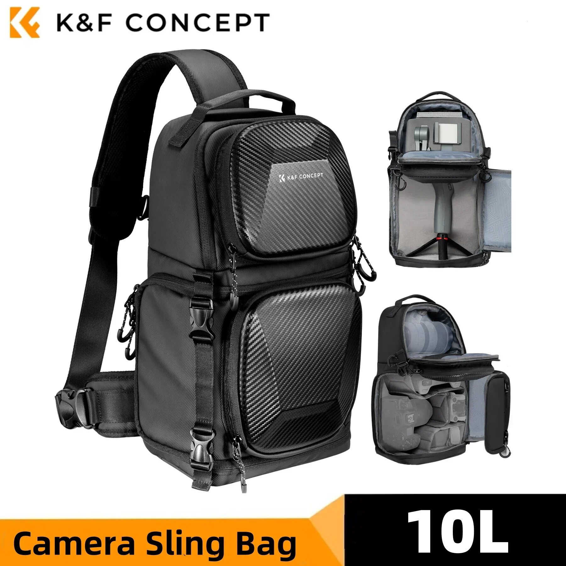 K&F CONCEPT 10L Жесткая сумка для фотоаппарата