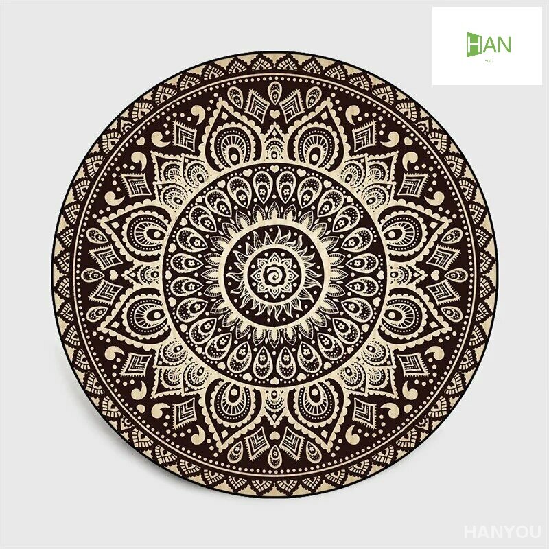 Эксклюзивный ковер Богемия Мандала 120 круглой формы