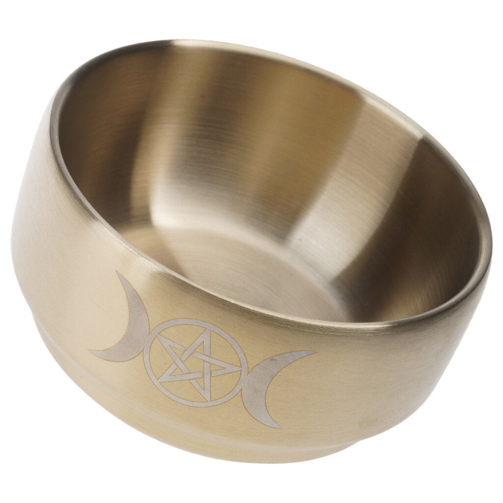 Алтарная Чаша Ритуа Золочение Посуды Церемония Лунного Гадания Астрологическая