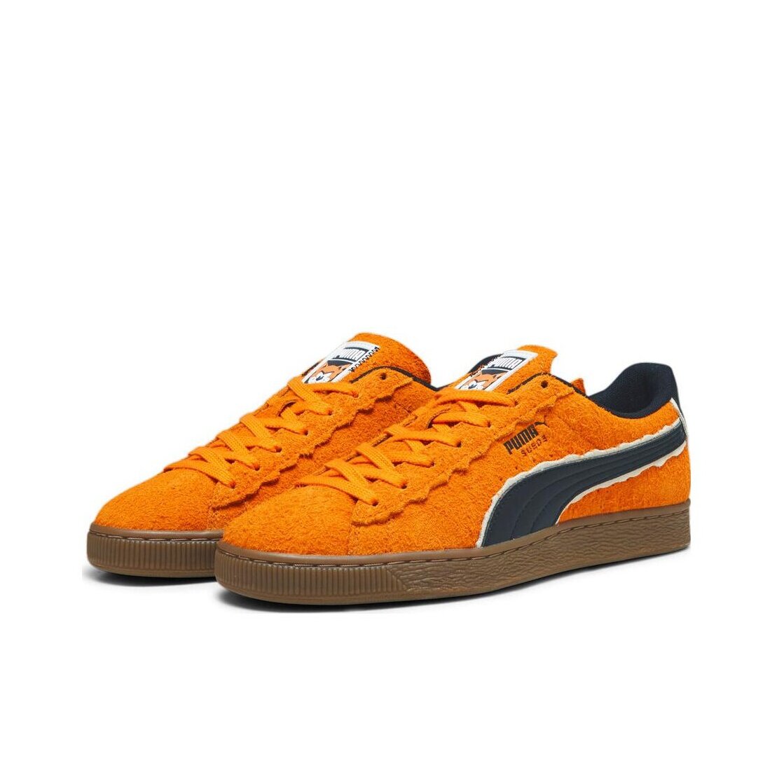 Кроссовки PUMA Suede, размер EU 42 стопа (27CM), оранжевый — фото 1