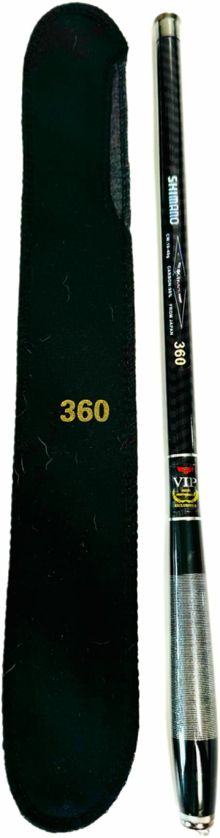 Удочка маховая; Удочка телескопическая для рыбалки летняя в сборе; 3.6 м