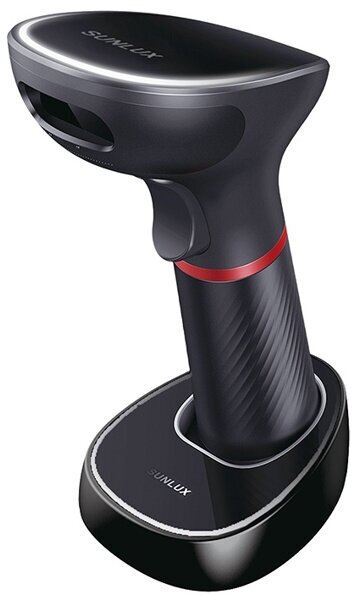 Сканер штрих-кода SUNLUX XL-9610 USB (2D, беспроводной, в комплекте с базовой станцией)