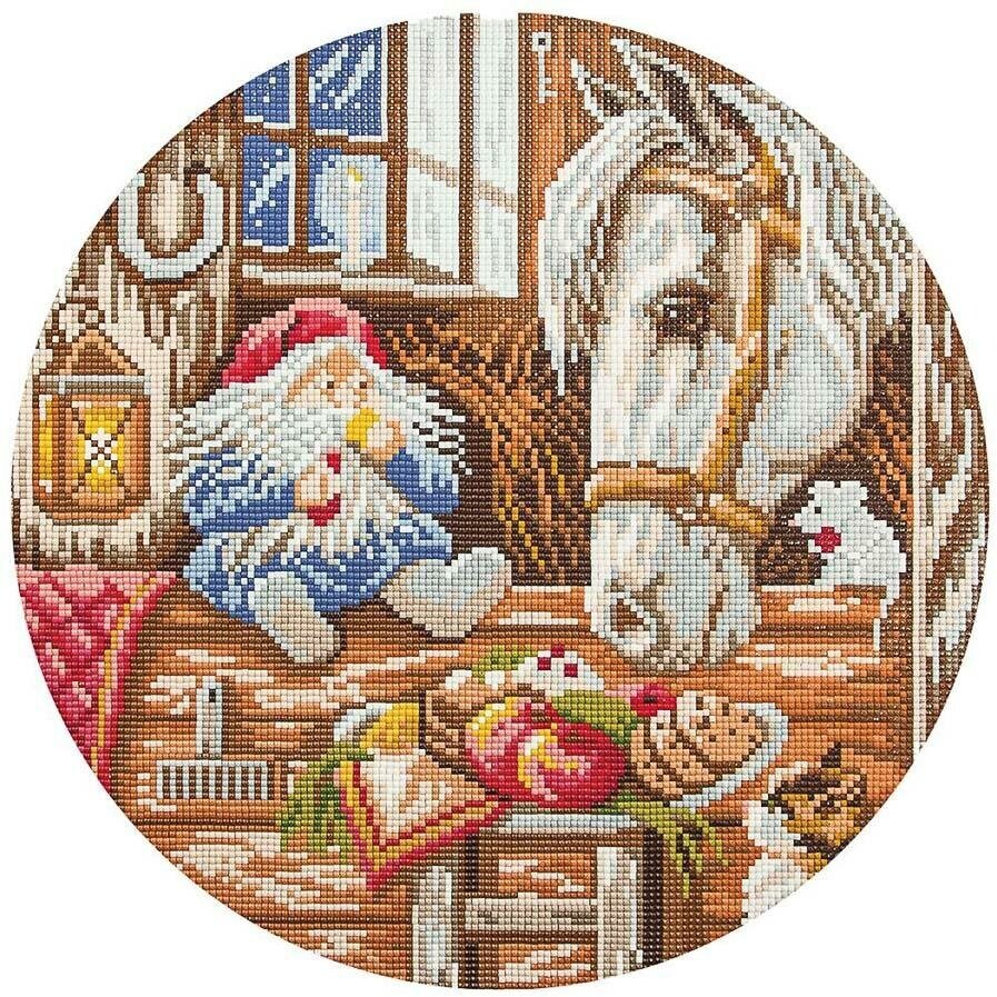 Кристальная (алмазная) мозаика фрея ALVR-22 101 "Домовой - покровитель домашних животных"