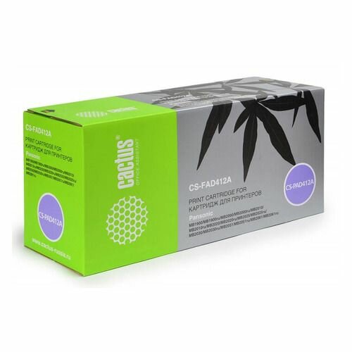 Блок фотобарабана Cactus CS-FAD412A черный ч/б:6000стр. для MB1900/MB1900ru/MB2000/MB2000ru Panasoni