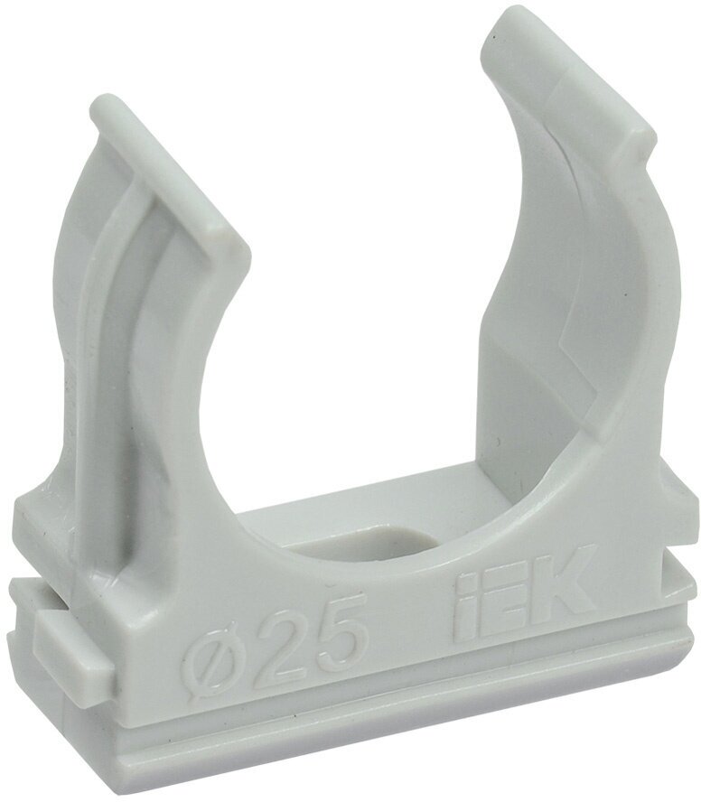 Держатель IEK CTA10D-CF25-K41-100 (упак:100шт) серый