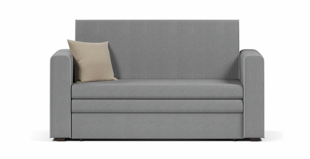 Диван-кровать Санта, механизм Выкатной, 153х82х90 см, диван компактный, с ящиком для белья, с декоративными подушками