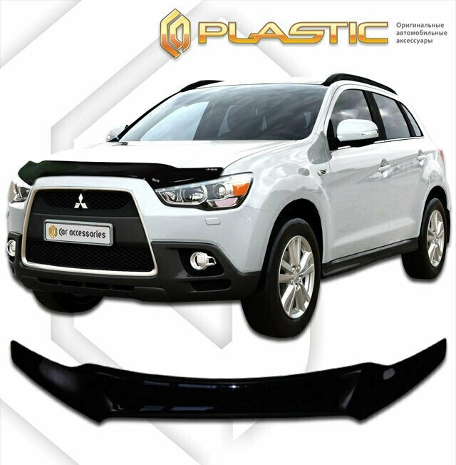 Дефлектор капота для Mitsubishi ASX 2010-н. в. Classic черный