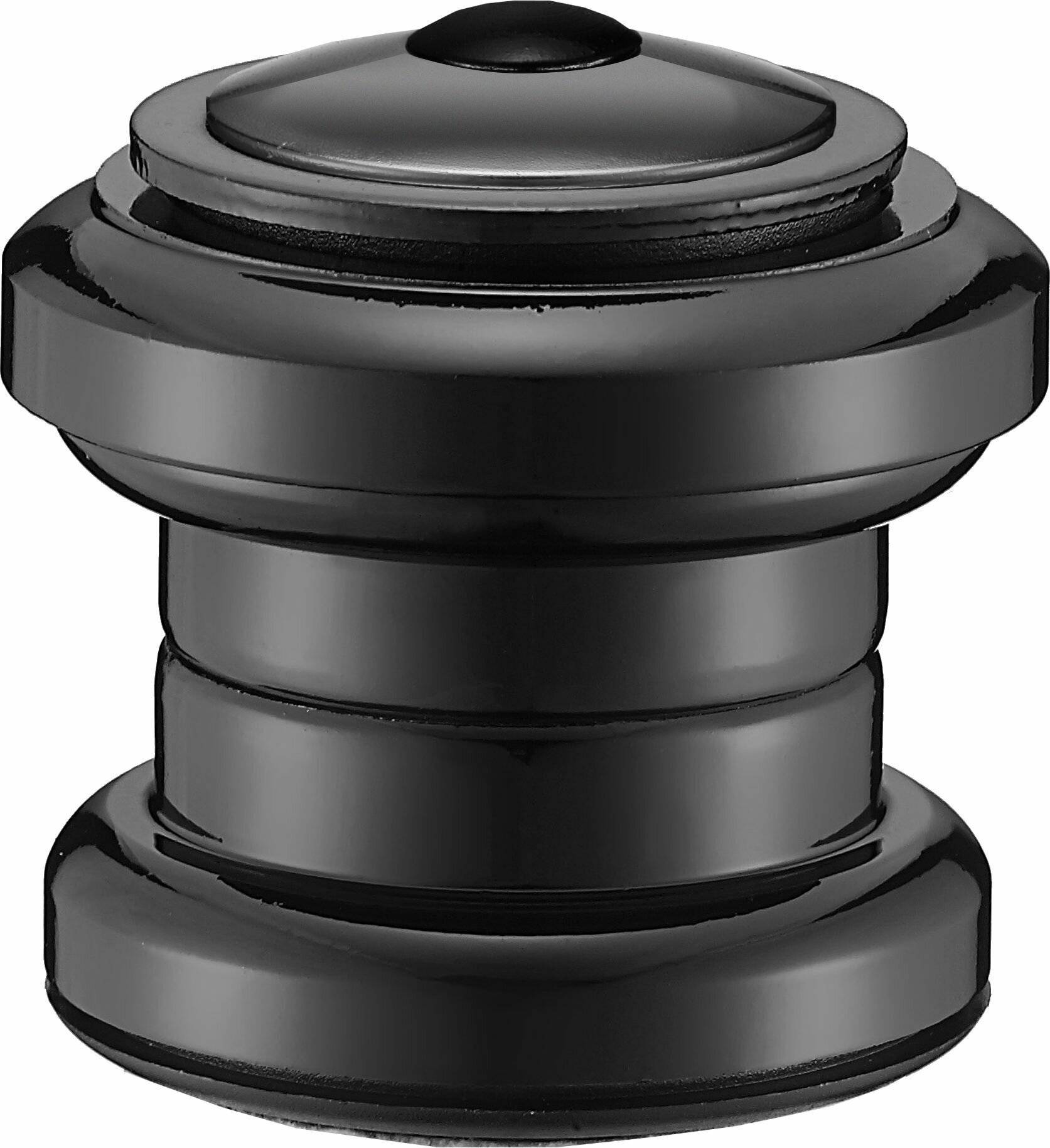 Рулевой набор велосипедный для колонки CH-845 стальной внешний, картриджный MTB 1 1/8" 30х34мм, высота 28мм 127г. черный CLARK'S