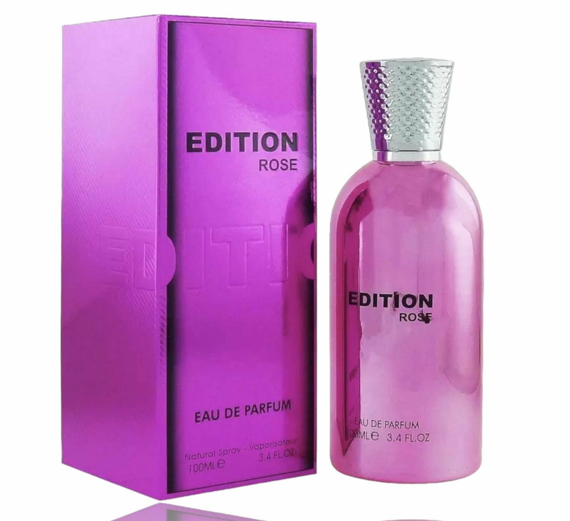 Парфюмерная вода Fragrance World "EDITION ROSE", перезаполняемая упаковка, 100мл