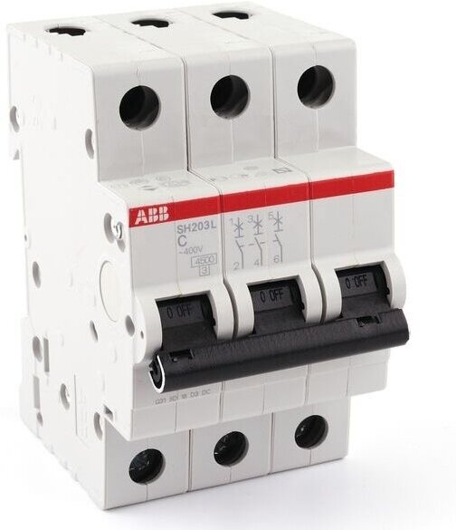 Автоматический выключатель ABB SH203L C63 3P 63А (С) 2CDS243001R0634