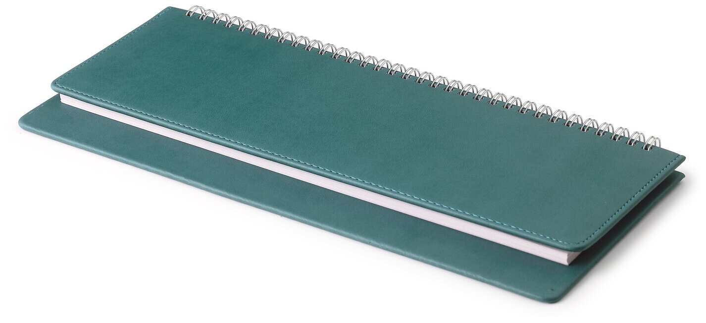Планинг недатированный "Velvet" зеленый