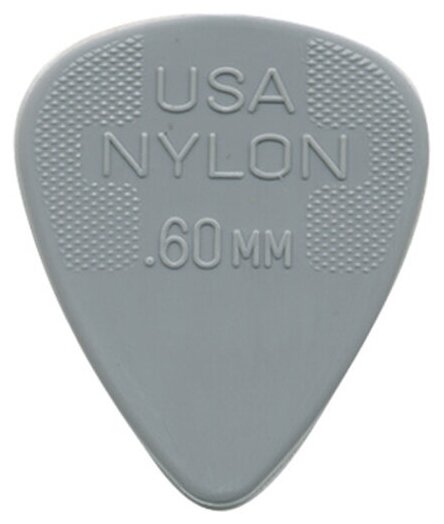 Медиаторы 12шт 0,60мм Dunlop Nylon Standard 44P.60
