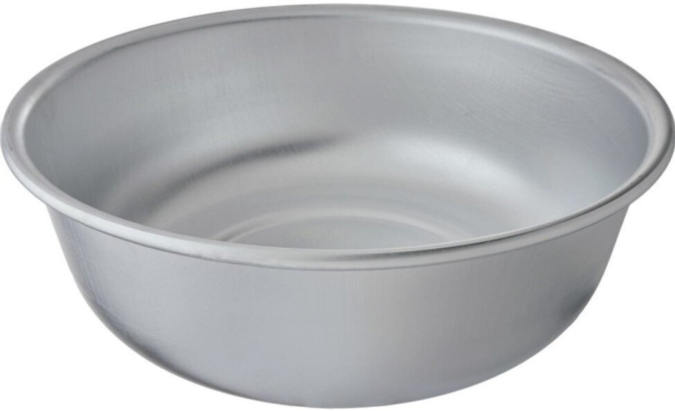 Таз хозяйственный Завод Демидовский МТ-036 для варенья круглый, алюминий серебристый, диаметр 360мм объем 9л / товары для дома