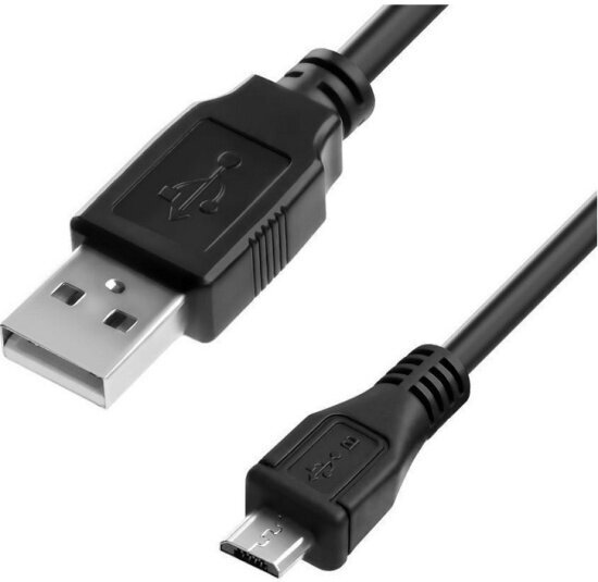 Кабель Bion USB 2.0 - micro USB, AM-microB 5P, 1.8м, черный (BXP-CCP-mUSB2-AMBM-018)