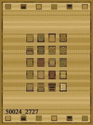 Ковер бельгийский на пол 280х380 см бежевый модерн ворс 6 мм 114221 Kover-Russia