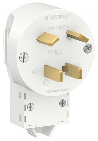 SE Blanca внутр Бел Вилка силовая 3Р+N 32А, 400В