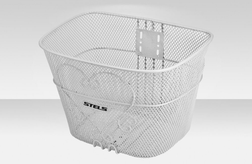 Багажник корзиночный STELS JL-073 белый, 28"