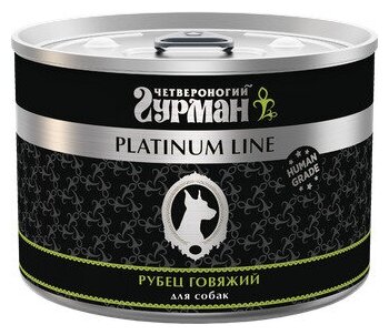 Консервы Четвероногий гурман платинум для собак рубец говяжий в желе 525гр х 6шт