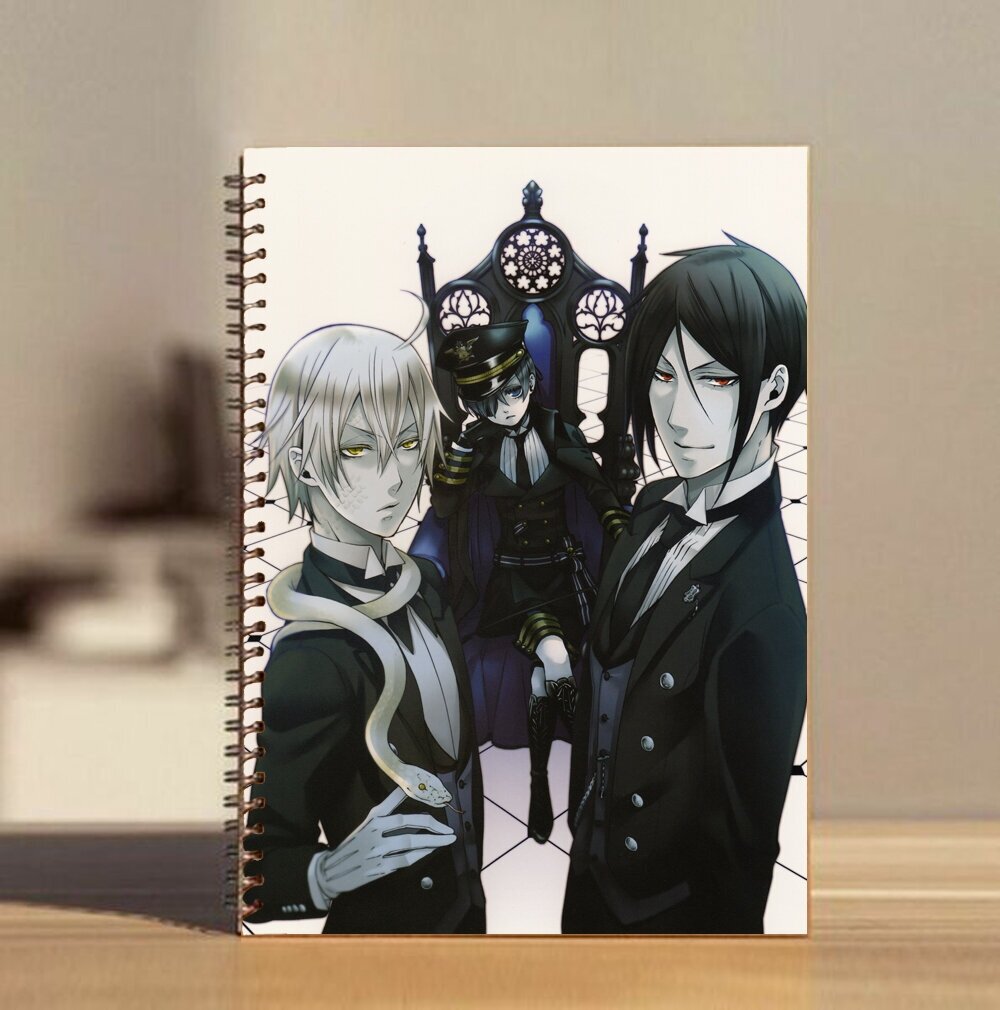 Скетчбук А5 по аниме Темный дворецкий / Сиель / Себастьян №14