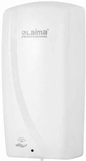 Дозатор для мыла-пены Лайма Laima 605780 Professional Original наливной сенсорный белый ABS-пластик 1л