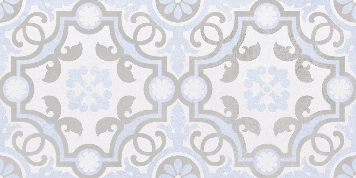 Laparet Плитка Depo узор голубой, 25x50 8 мм, арт. 34017 (цена за 1.5 м2)