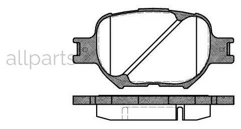 ROAD HOUSE 274200 Колодки торм. дисковые