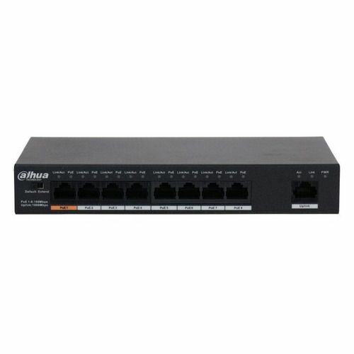 Коммутатор Dahua DH-PFS3009-8ET1GT-96, неуправляемый