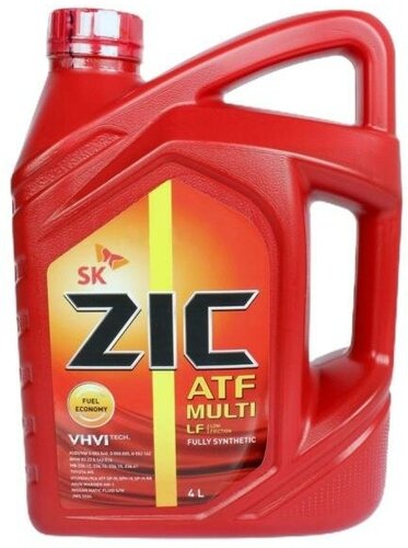Масло трансмиссионное синтетическое ZIC ATF Multi LF (4л) (162665) ZIC ...