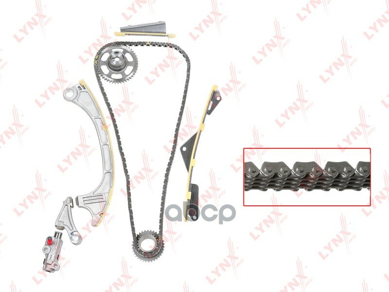 Комплект цепи ГРМ HONDA Accord IX 2.4 12> LYNXauto арт. tk-0207
