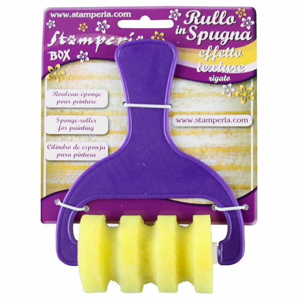 Stamperia KR98 Валик, эффект линованный, 10,5 х 13,5 см