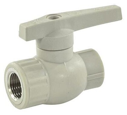 Кран шаровой PP-R серый Дн 32х1" ВР VALFEX 10144132Г
