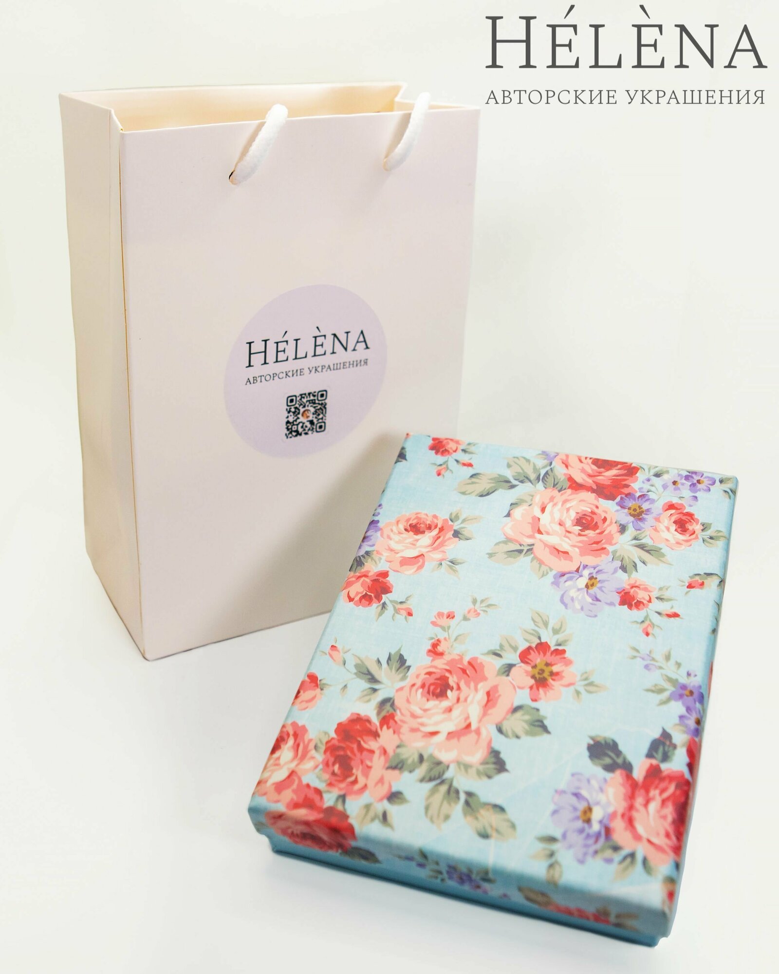 Колье Helena, хризопраз, горный хрусталь, длина 41 см, белый, зеленый, бесцветный — фото 1