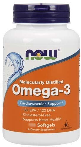 NOW Omega-3 1000 мг 500 softgels (NOW)